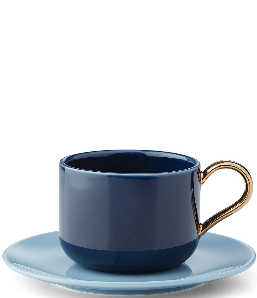 Kate spade new york Make It Pop Blue Cup & Saucer | Hamilton Place