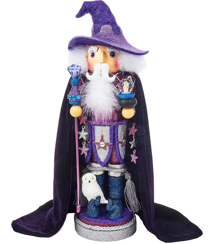 Kurt S. Adler 18-Inch Hollywood™ Purple Wizard Nutcracker | Hamilton Place