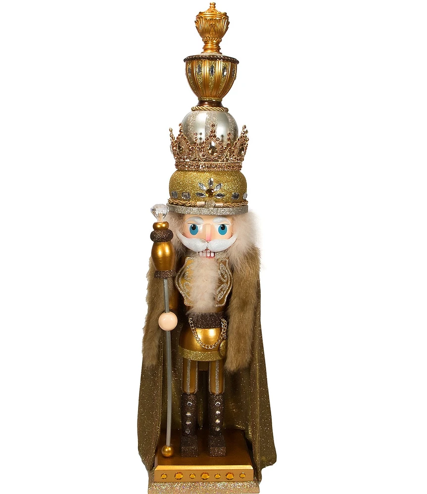 Kurt S. Adler Hollywood™ Nutcracker Collection 36-Inch Gold King ...