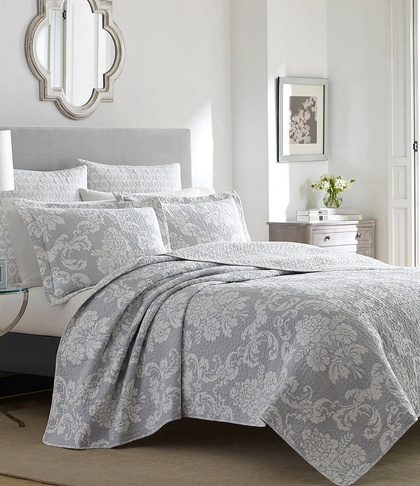 Laura Ashley Venetia Damask Quilt Mini Set | Hamilton Place
