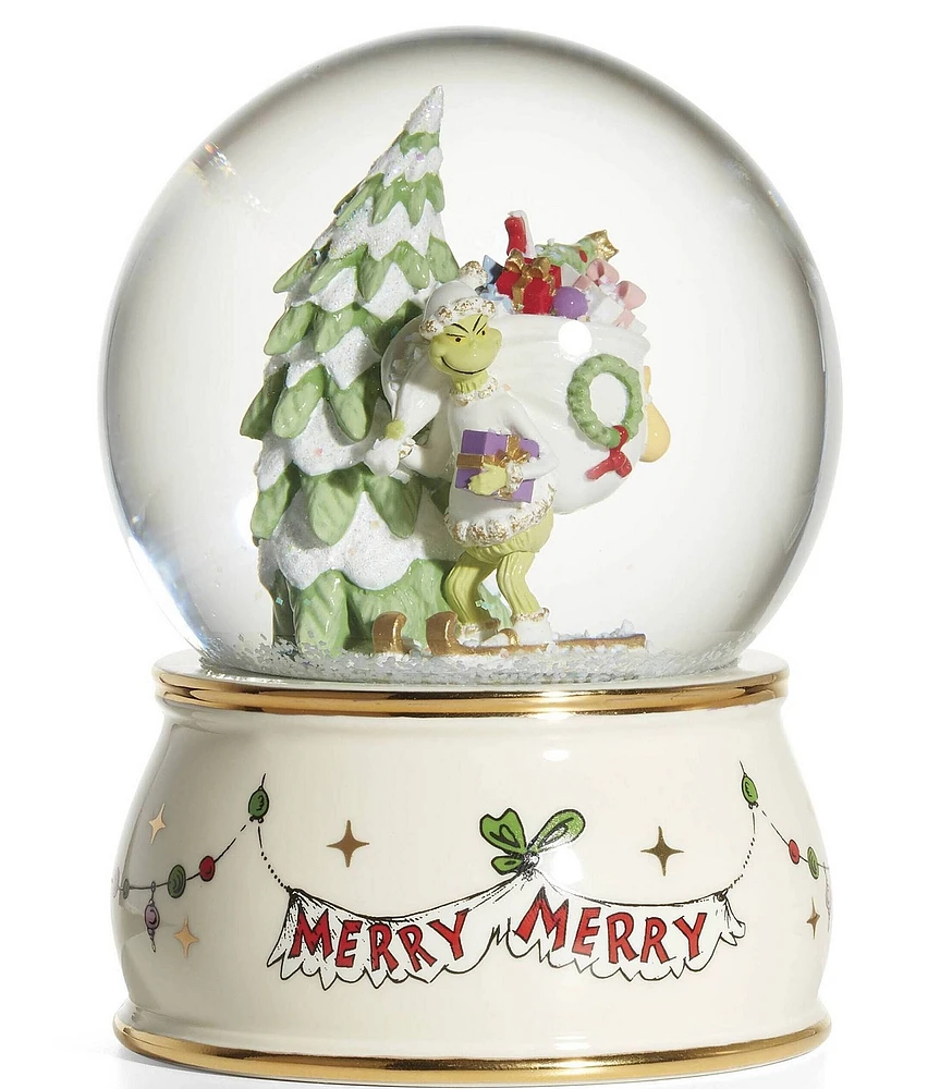 Lenox Grinch Snow Globe Figurine | Hamilton Place