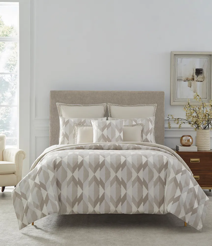 Luxury Hotel Apollo Geometric Duvet Cover Mini Set | Hamilton Place