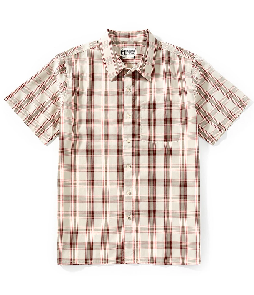 Marmot Eldridge Plaid Check Short Sleeve Woven Shirt at Hamilton