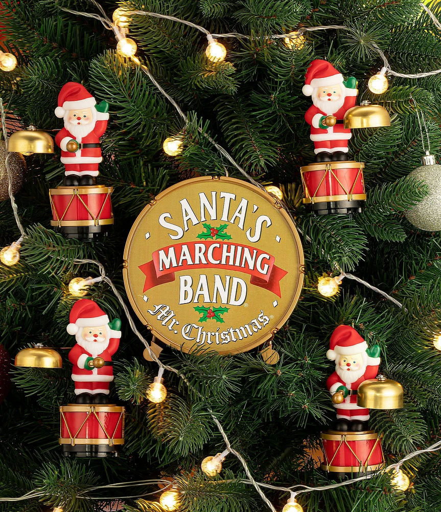 Mr. Christmas Animated Santa's Marching Band Figurines, 6#double ...