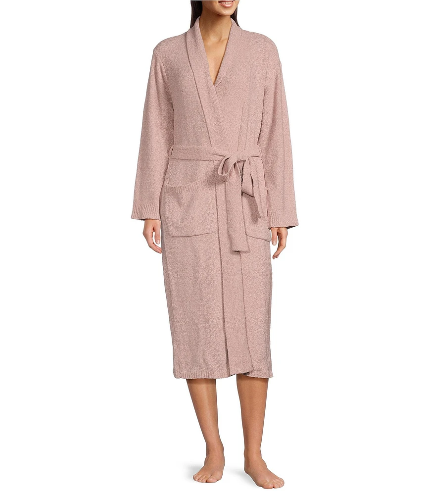 Natori N By Natori Aura Heather Long Sleeve Shawl Collar Robe ...