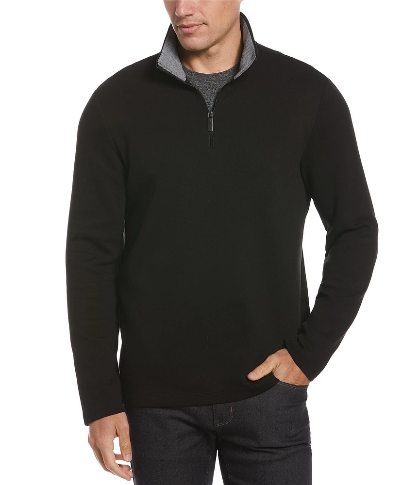 Perry Ellis Scuba Quarter-Zip Pullover | Hamilton Place
