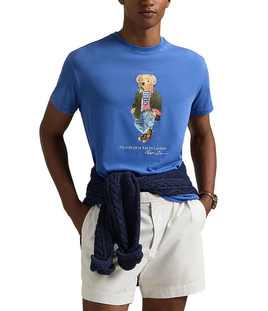 Polo Ralph Lauren Classic Fit Explorer Bear Short Sleeve Graphic T-Shirt | The Shops at Willow Bend