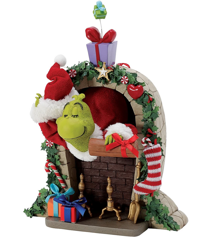 Possible Dreams x Dr Seuss The Grinch Up The Chimbley Figurine ...
