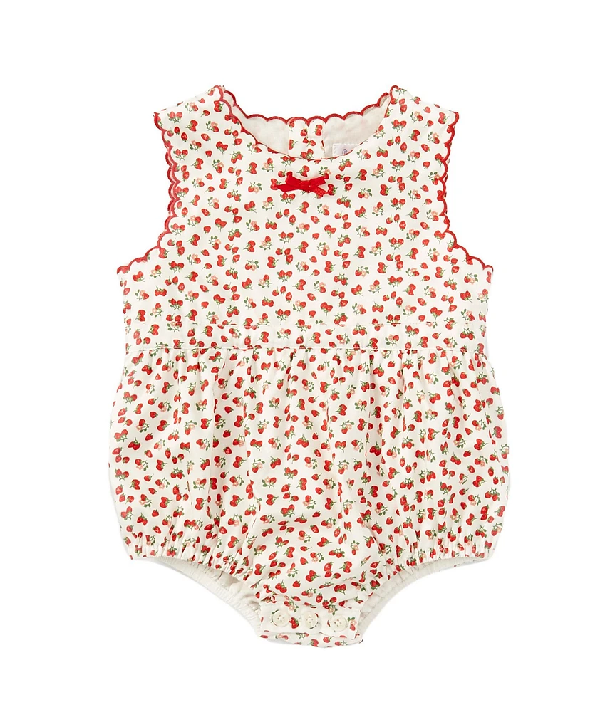 Rachel Riley Baby Girls 12-24 Months Round Neck Sleeveless Strawberry ...
