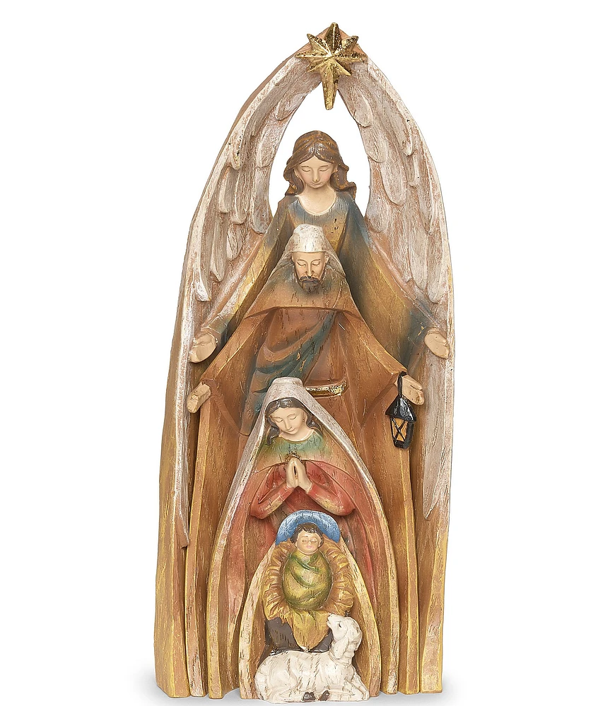 Roman 4pc Set Nesting Nativity Figurine | Hamilton Place