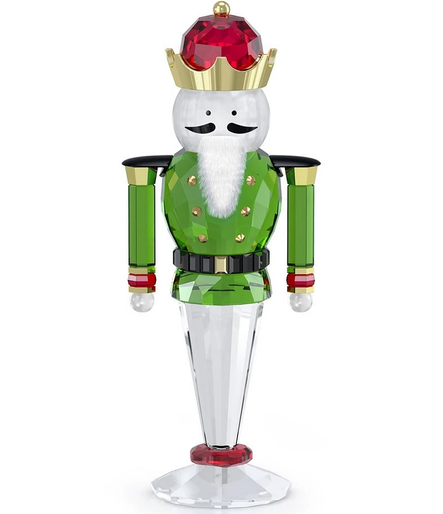 Swarovski Crystal Holiday Cheers Clear Large Nutcracker Figurine ...