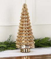 Southern Living Trimsetter LED Lit Champagne Mercury Glass Tree Decor ...