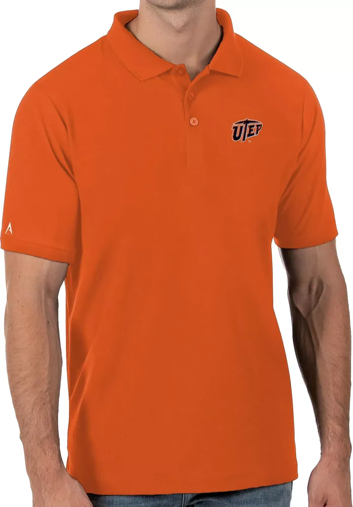 Antigua Men's UTEP Miners Blaze Orange Legacy Pique Polo | Hamilton Place