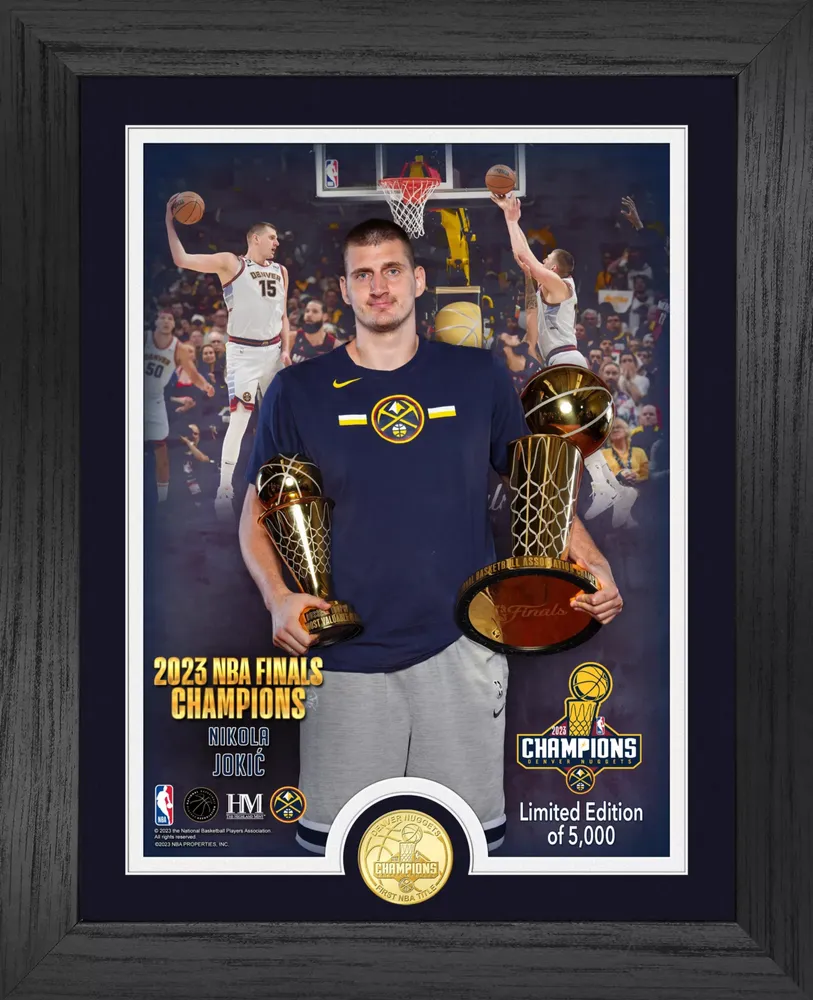 Highland Mint 2023 NBA Champions Denver Nuggets Trophy Photo Mint ...