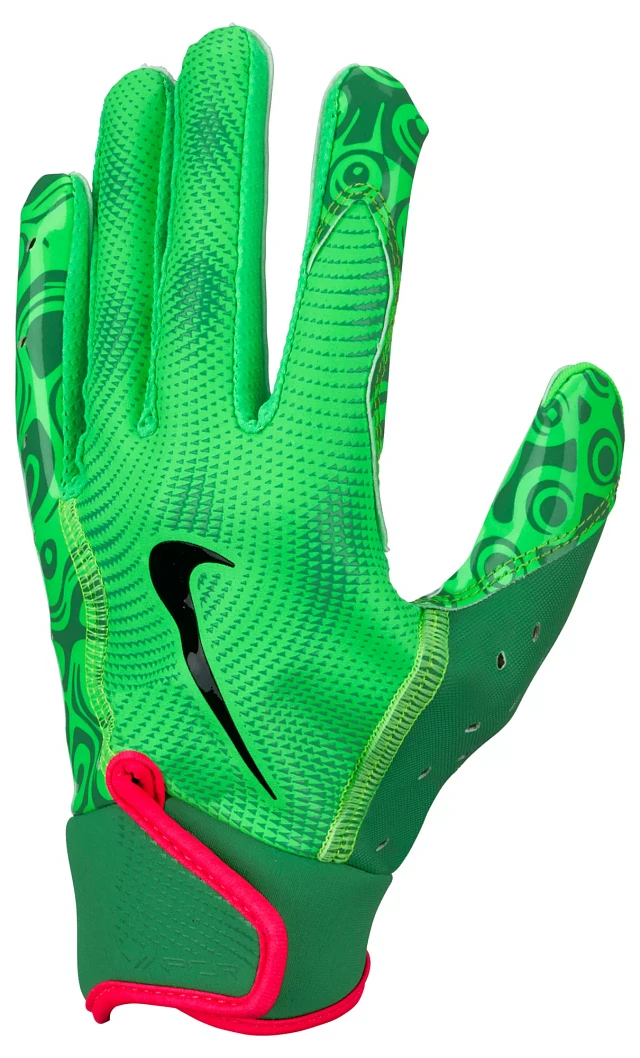 Lime green nike football gloves store