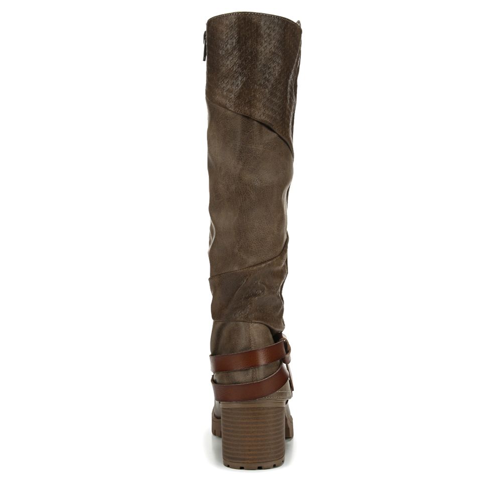 Jellypop Women's Calista Block Heel Tall Boot | Bramalea City Centre