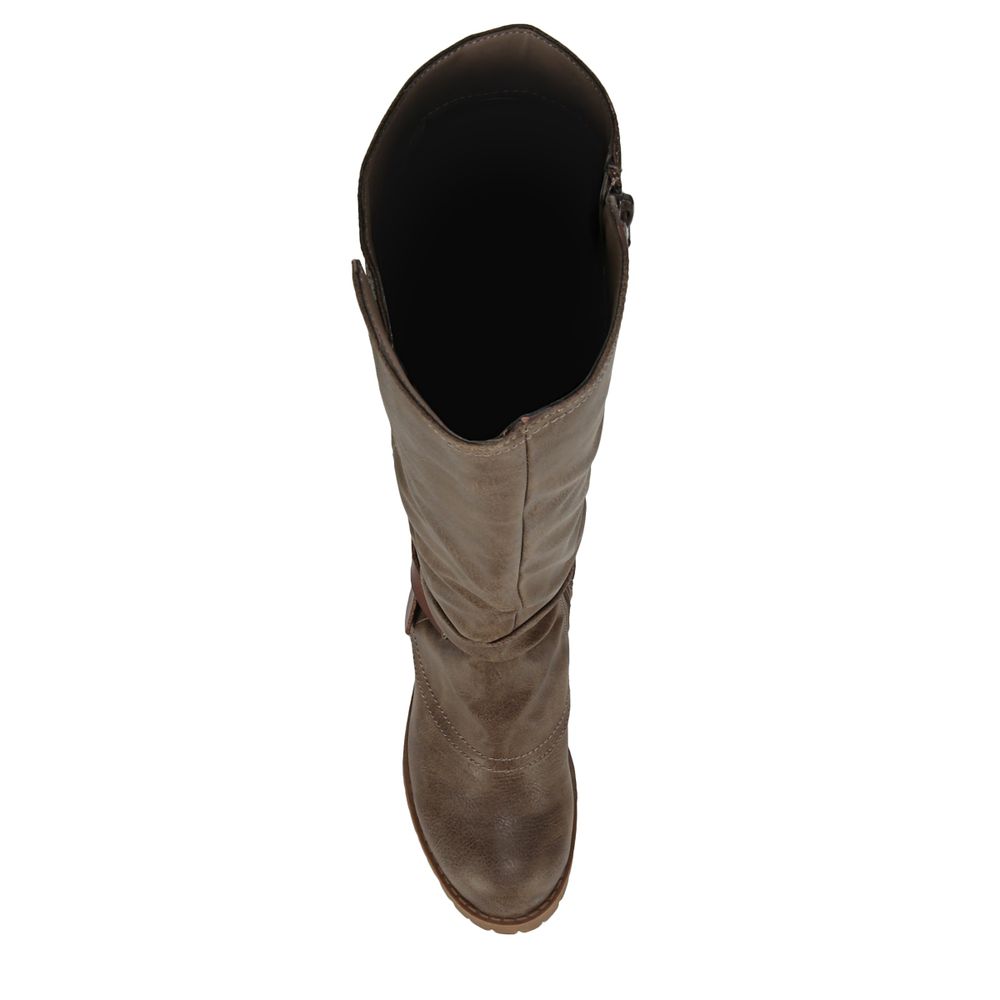 Jellypop Women's Calista Block Heel Tall Boot | Bramalea City Centre