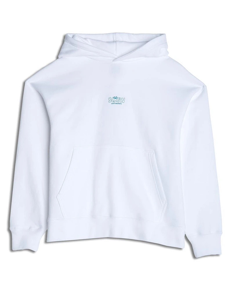 ERICEIRA SURF & SKATE Sweat Capuz Screw MONSTERS White | Centro Colombo