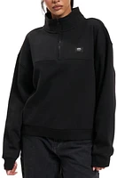 ERICEIRA SURF & SKATE Sweat Fecho Vans LEIGHTON MOCK NECK Black ...