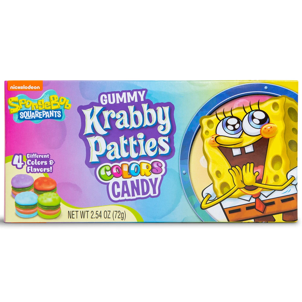 Five Below Spongebob Squarepants™ Gummy Krabby Patties Colors Candy Box ...
