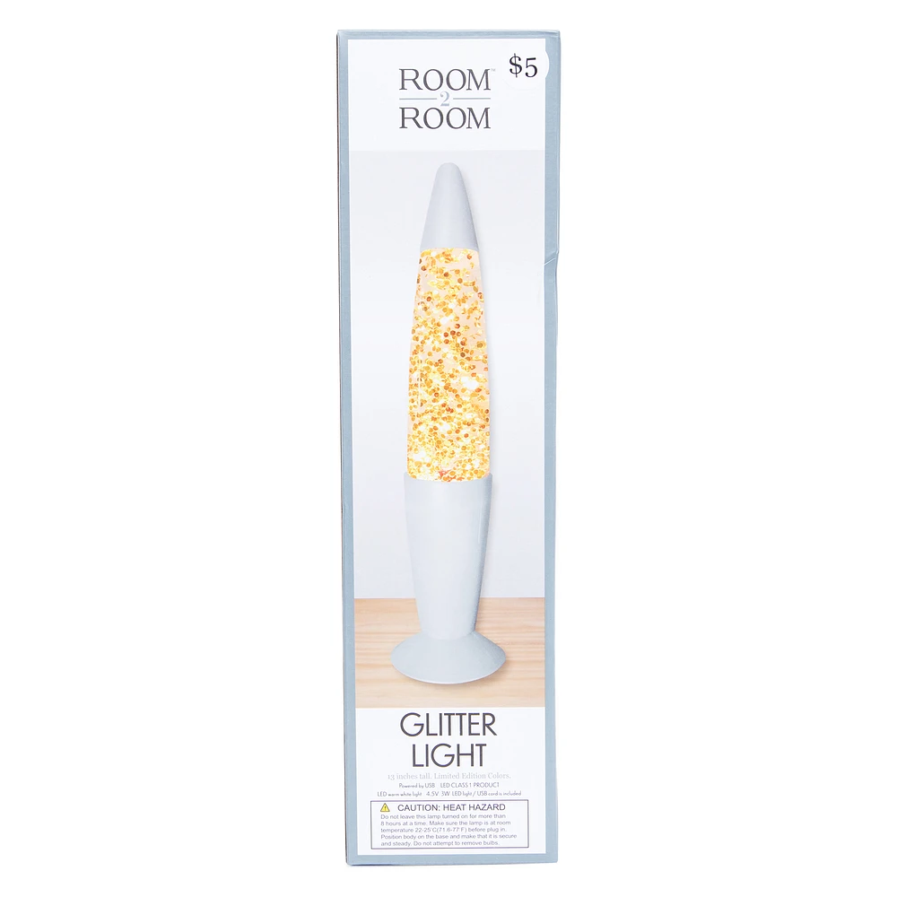 Five Below Usb-Powered Glitter Motion Lamp 13in | Hamilton Place