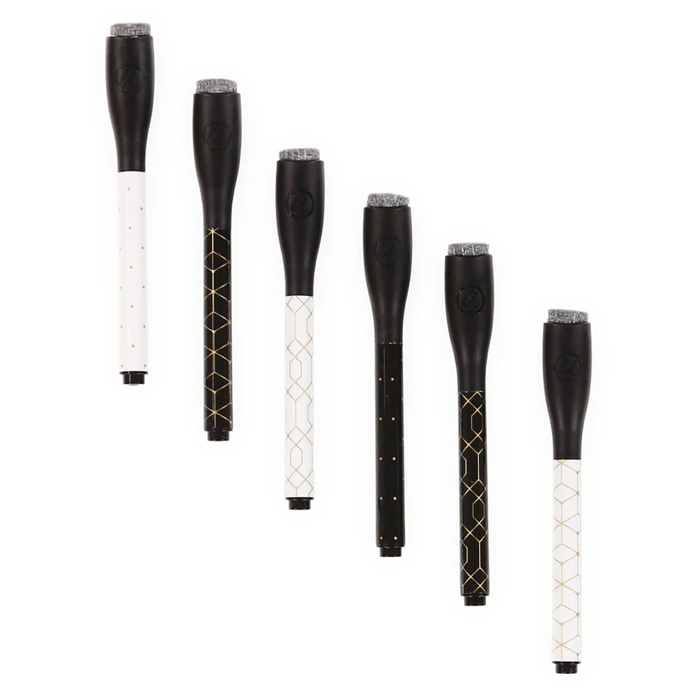 Five Below Magnetic Dry Erase Markers W/ Built-in Erasers, Gold Foil ...