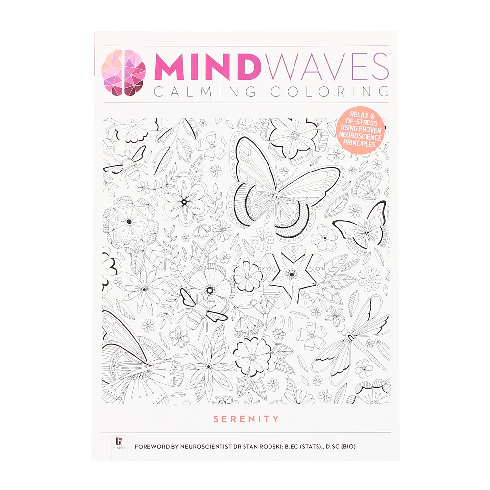 Five Below Mindwaves™ calming 96-page coloring book | Hamilton Place