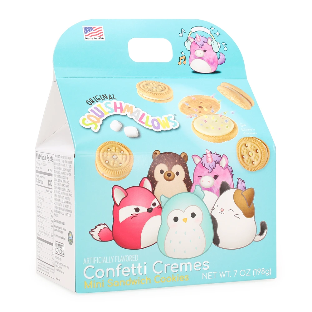 Five Below Squishmallows™ Confetti Cremes Mini Sandwich Cookies 7oz ...