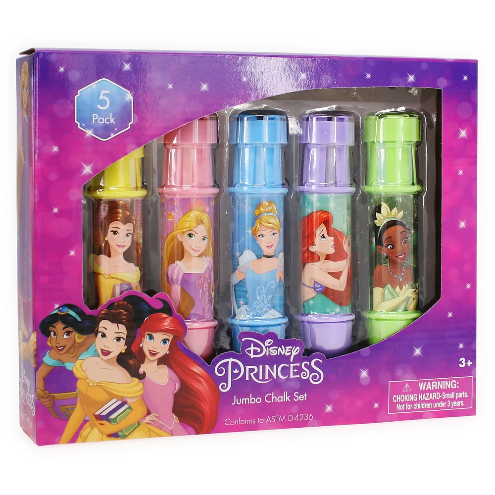 Five Below Disney Princess™ Jumbo Chalk & Holders 5-Piece Set ...