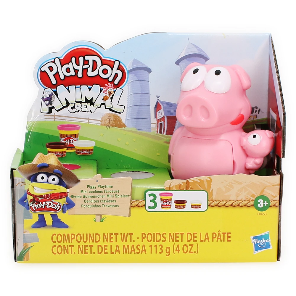 Five Below Play-Doh® Animal Crew - Piggy Playtime Farm Animal Playset ...