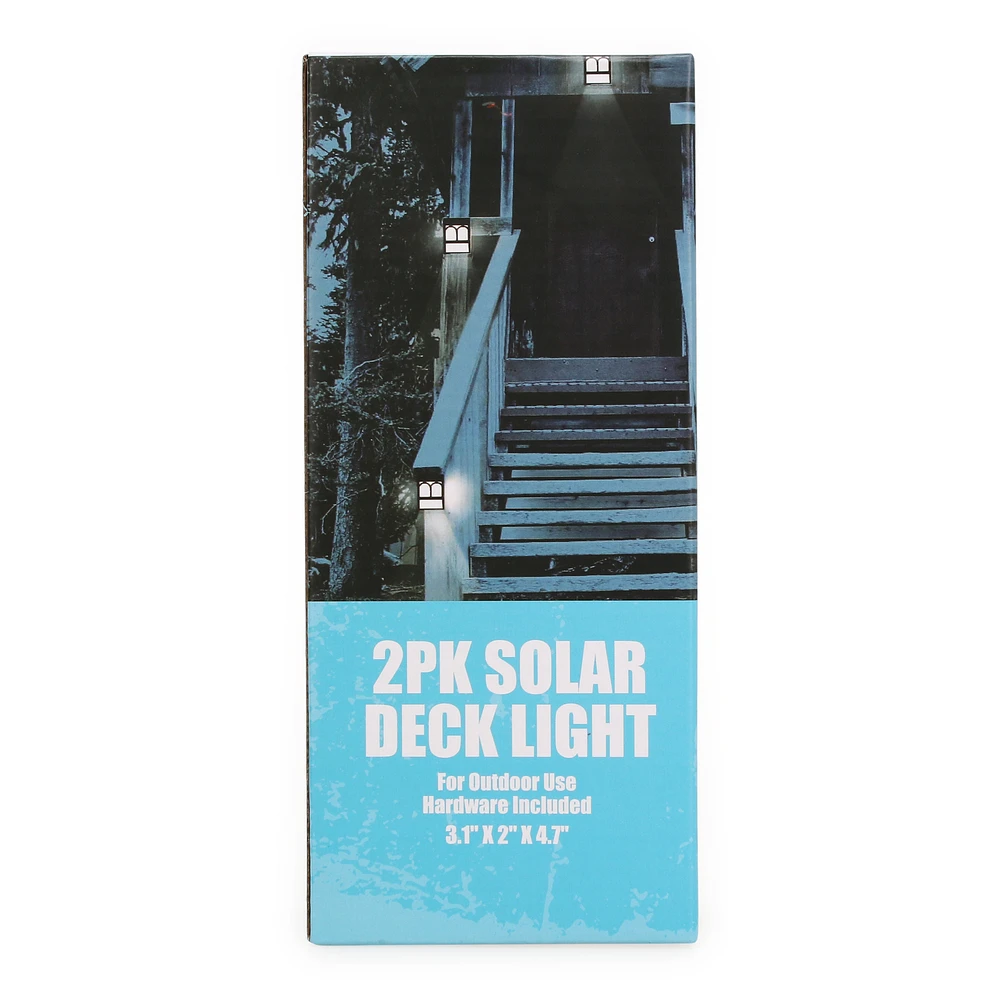 Five Below Solar-Powered Deck Lights 2-Pack | Hamilton Place