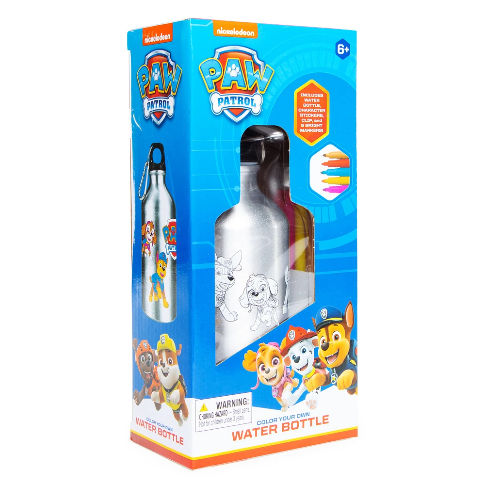 Five Below Draw Your Own Paw Patrol™ Water Bottle Activity Kit at ...