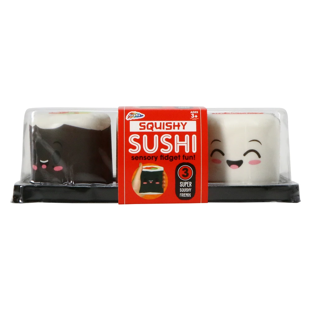 Five Below 3-piece squishy sushi sensory toy set | Hamilton Place