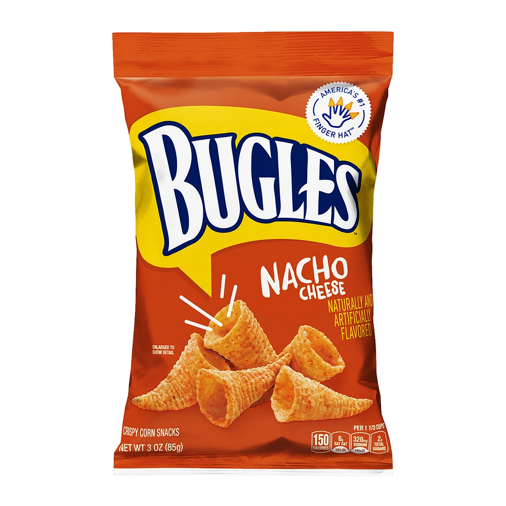 Five Below Bugles™ nacho cheese corn snacks 3oz | Hamilton Place