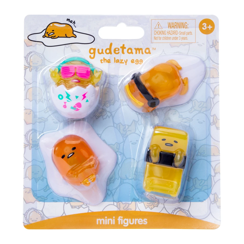 Five Below Gudetama™ mini figures 4-pack | Hamilton Place