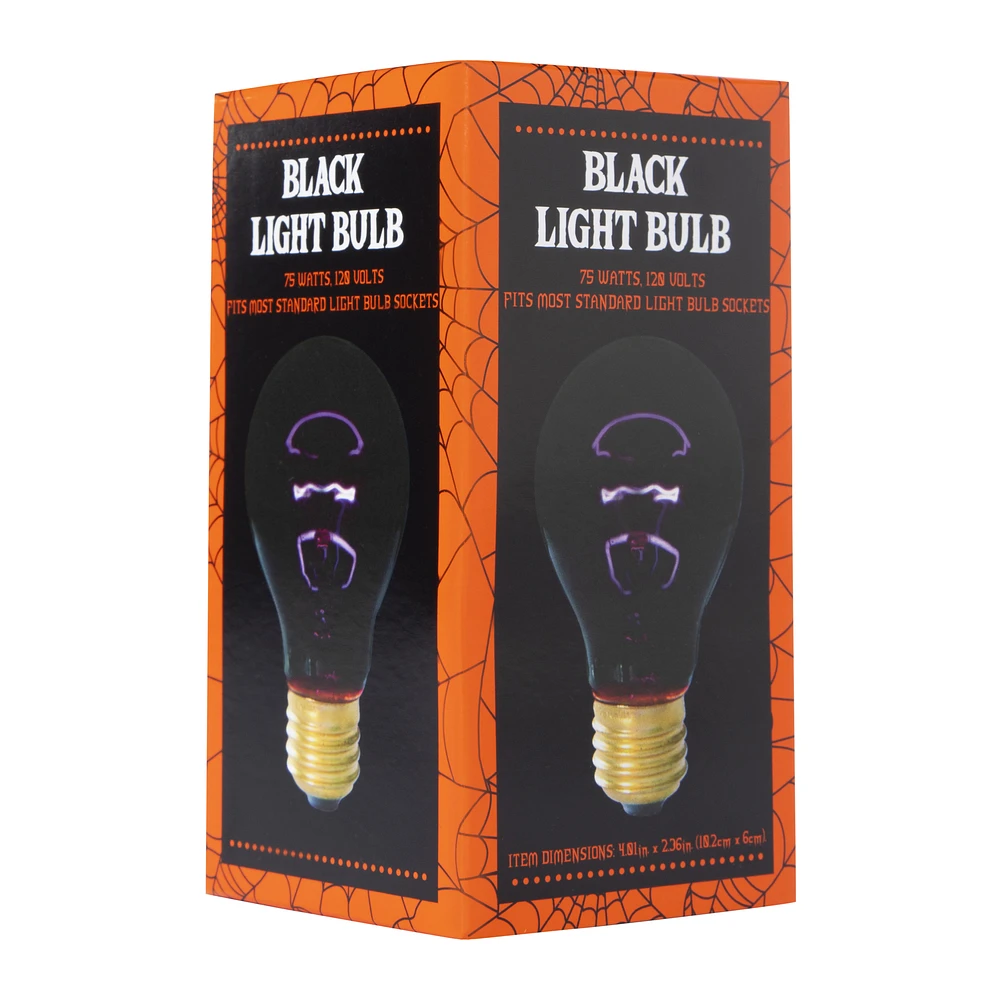 Five Below Black light bulb, 75 watts | Hamilton Place