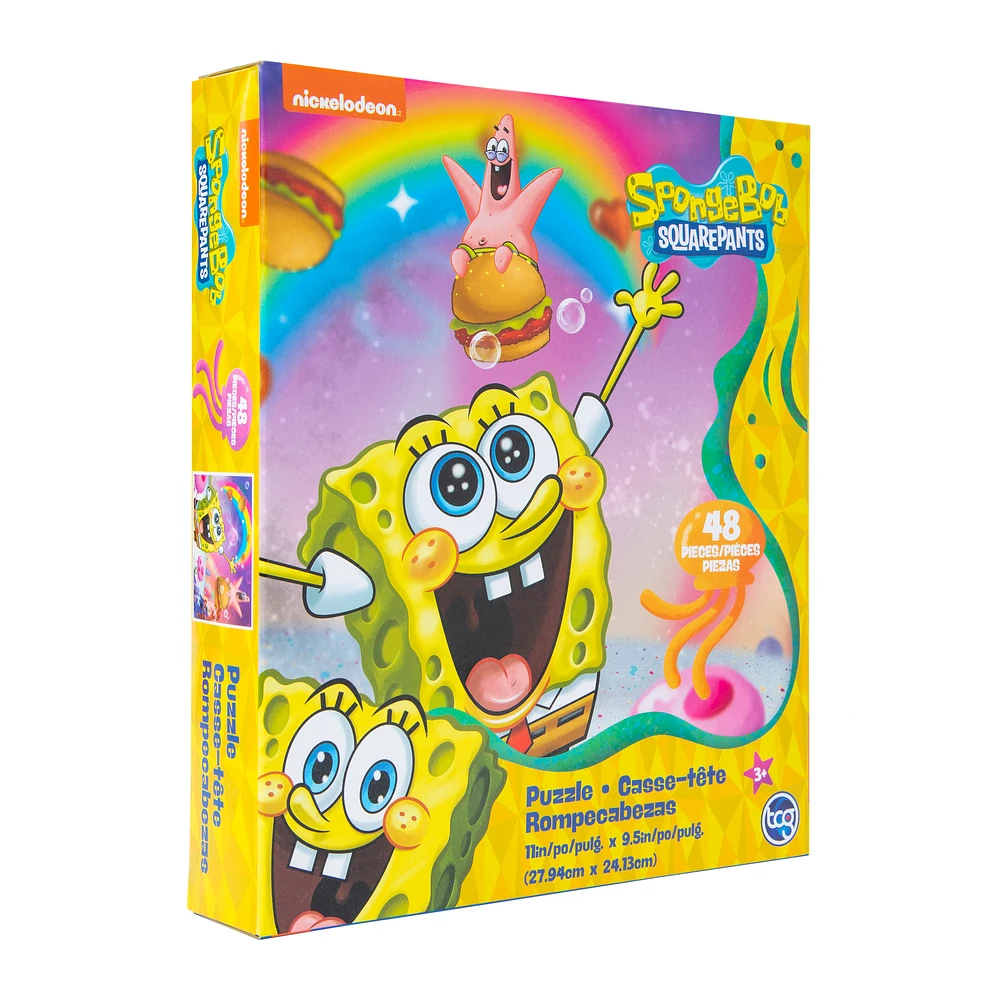 Five Below Spongebob squarepants™ jigsaw puzzle 48-piece | Hamilton Place