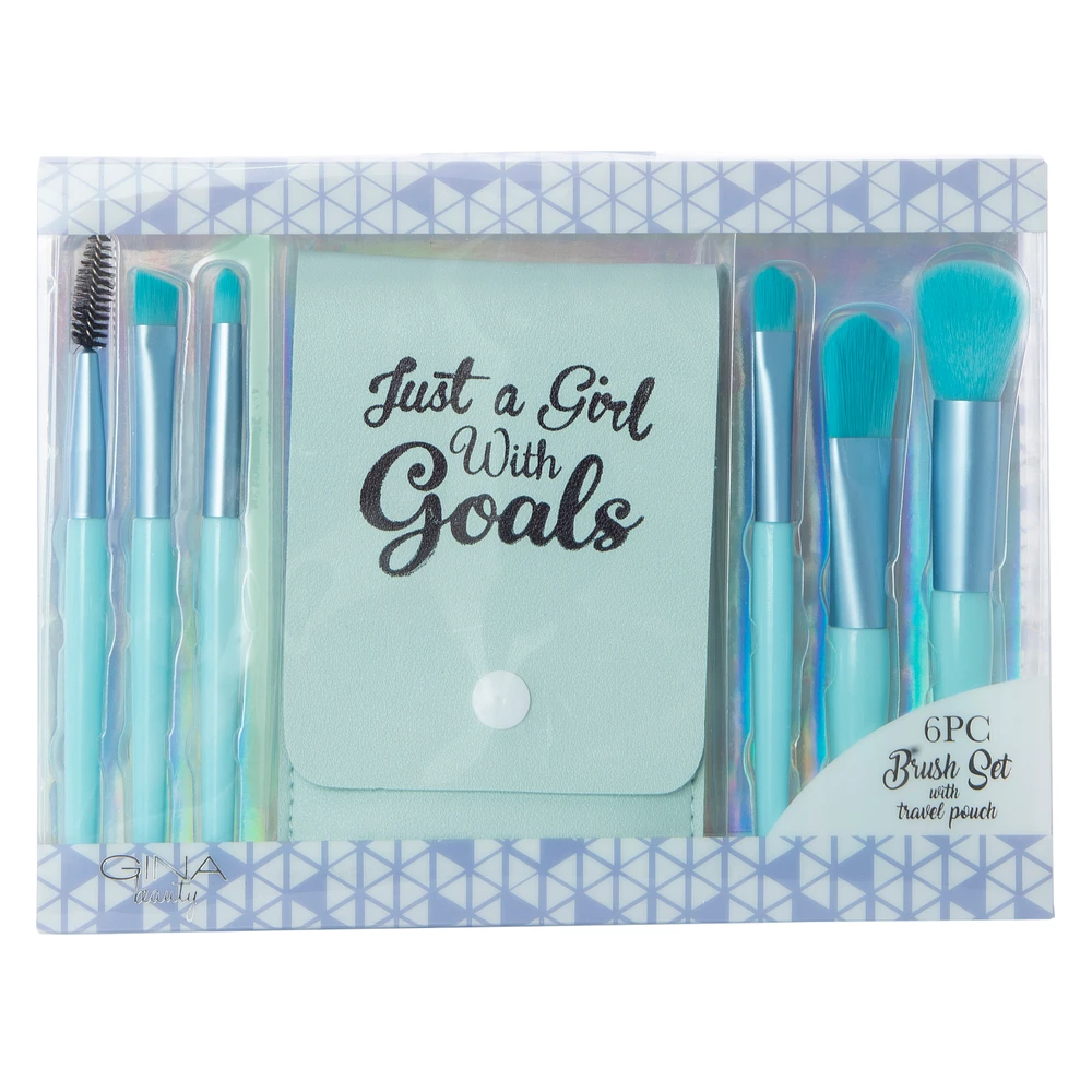 Five Below Makeup brush set & travel pouch 7-piece | Hamilton Place