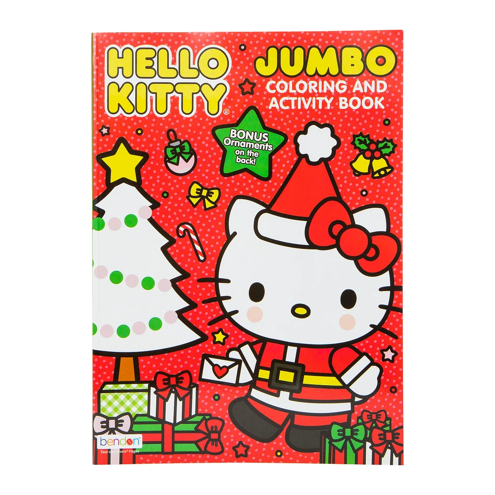 Five Below Hello kitty® jumbo christmas coloring & activity book ...