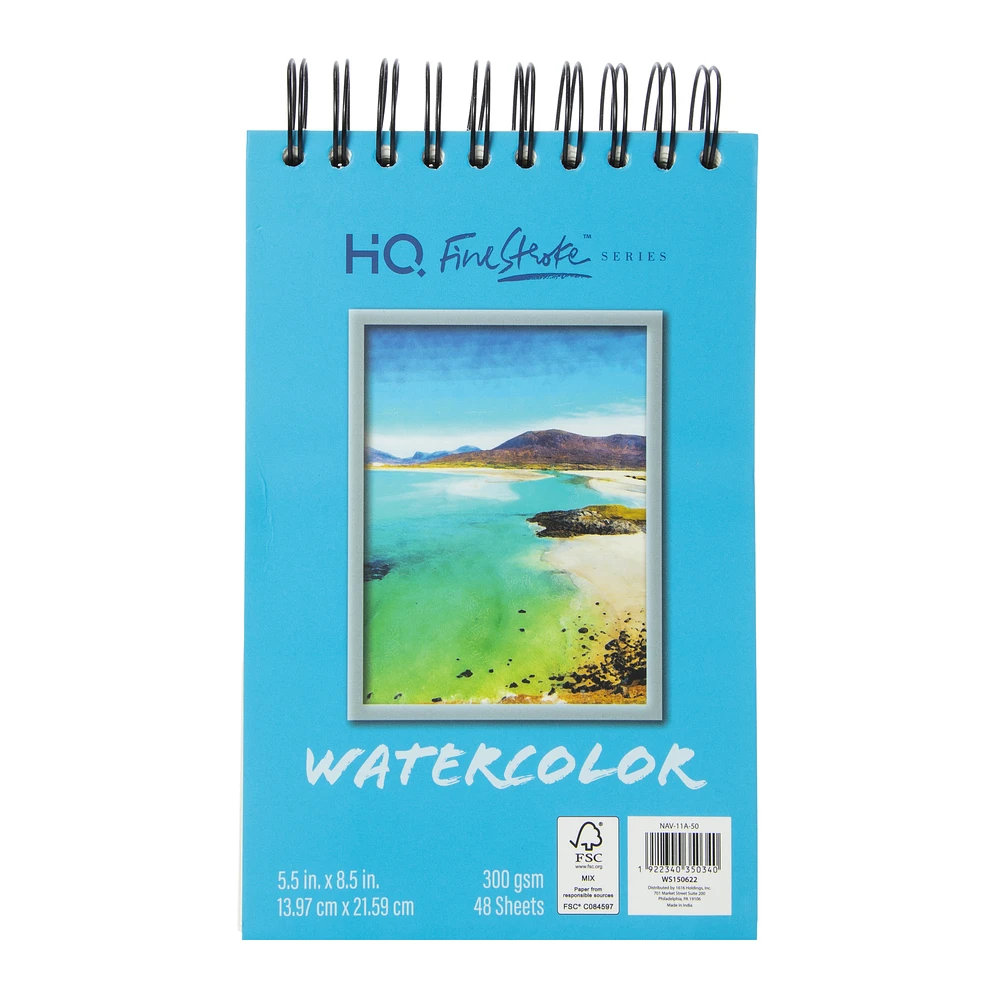 Five Below Small watercolor sketch pad 5.5in x 8.5in 48 sheets ...