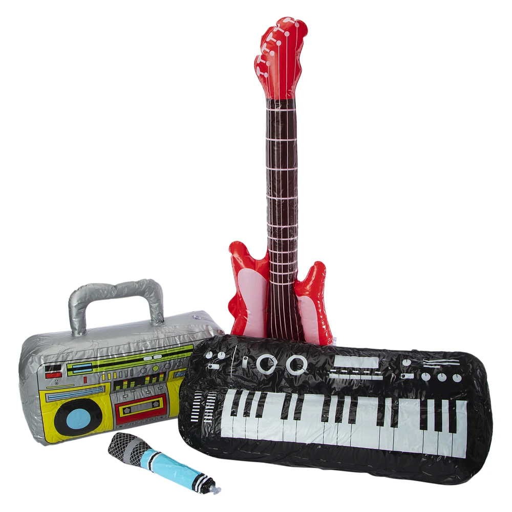 Five Below Inflatable musical instrument set 4-pack | Hamilton Place