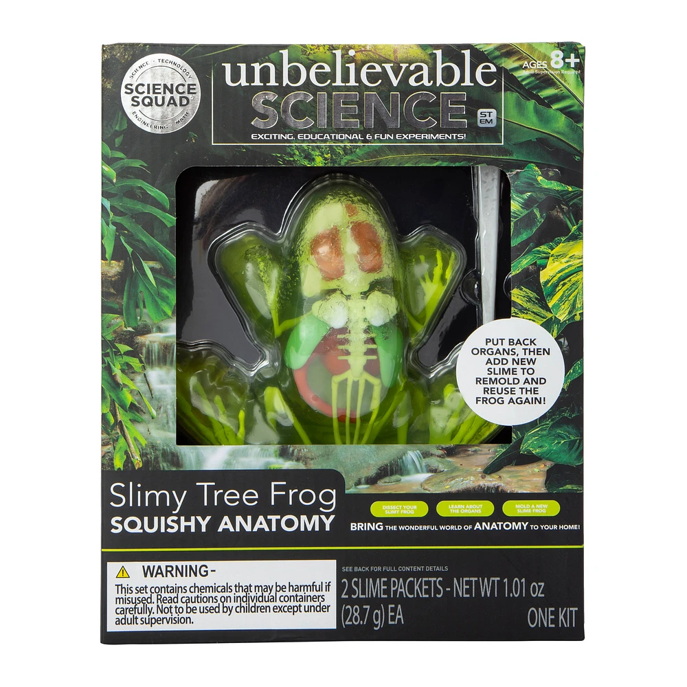 Five Below The science squad® unbelievable science slimy tree frog ...