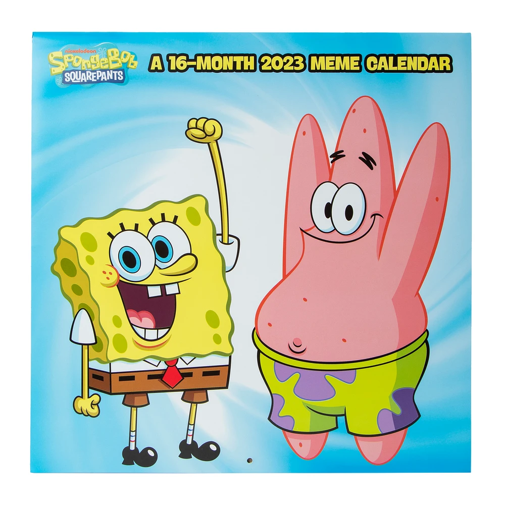 Five Below Spongebob squarepants™ 16-month 2023 wall calendar | Hamilton Place