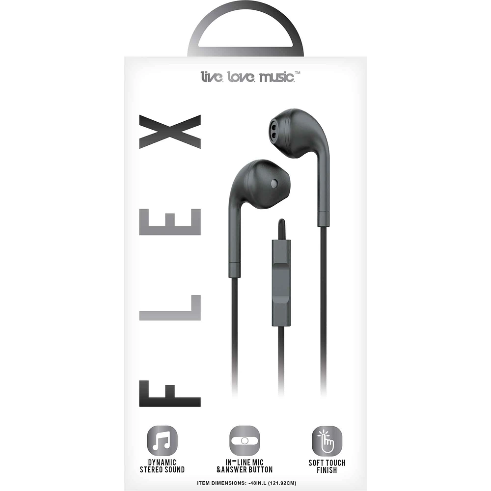 Five Below Flex earbuds with in-line microphone | Hamilton Place