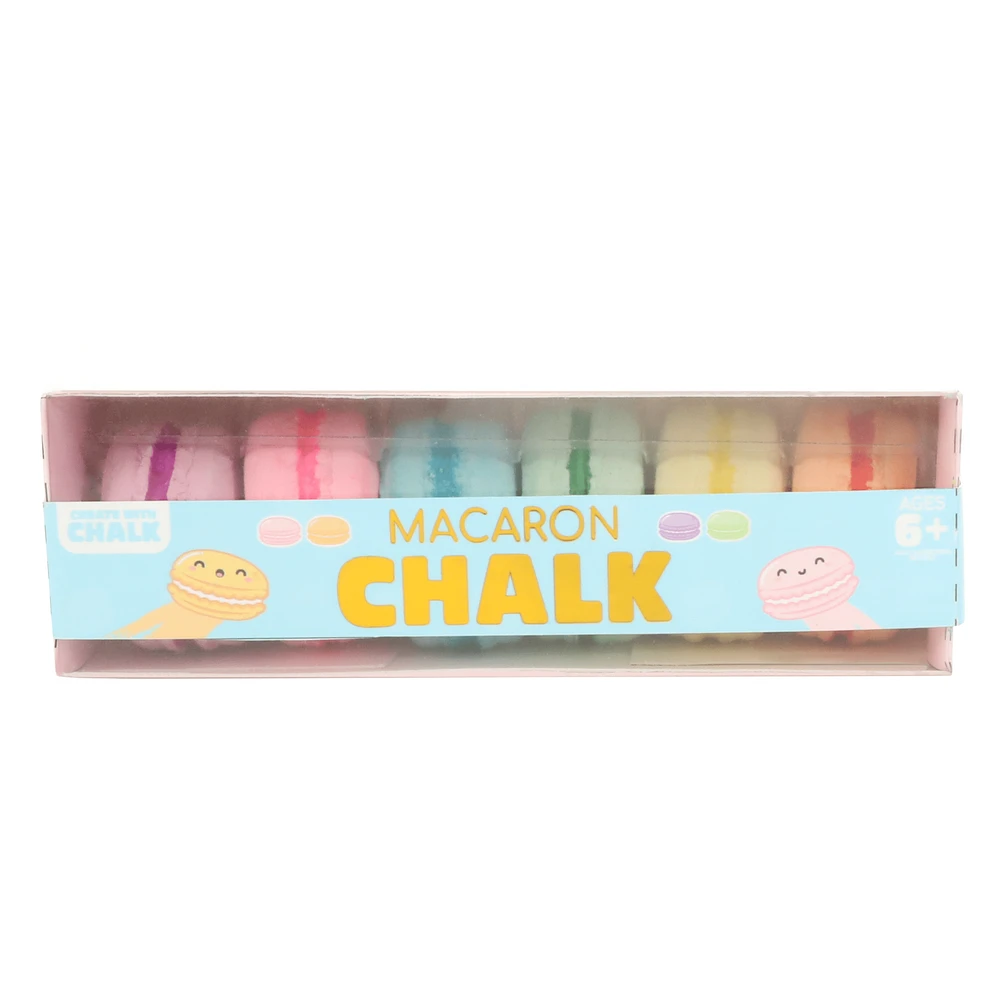 Five Below Macaron shaped chalk 6-pack | Hamilton Place