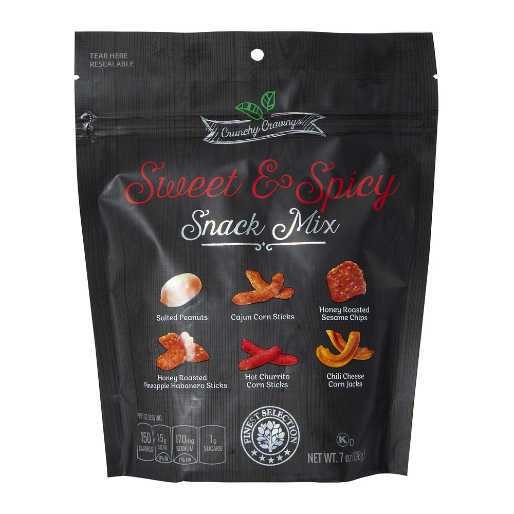 Five Below Crunchy cravings sweet & spicy snack mix 7oz | Hamilton Place