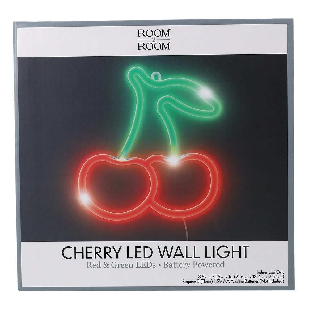 Five Below Cherry LED neon light 8.5in x 7.25in | Hamilton Place