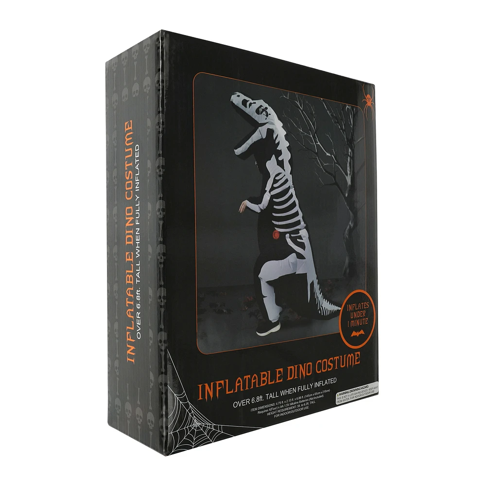 Five Below Inflatable dinosaur skeleton costume 6.8ft | Hamilton Place