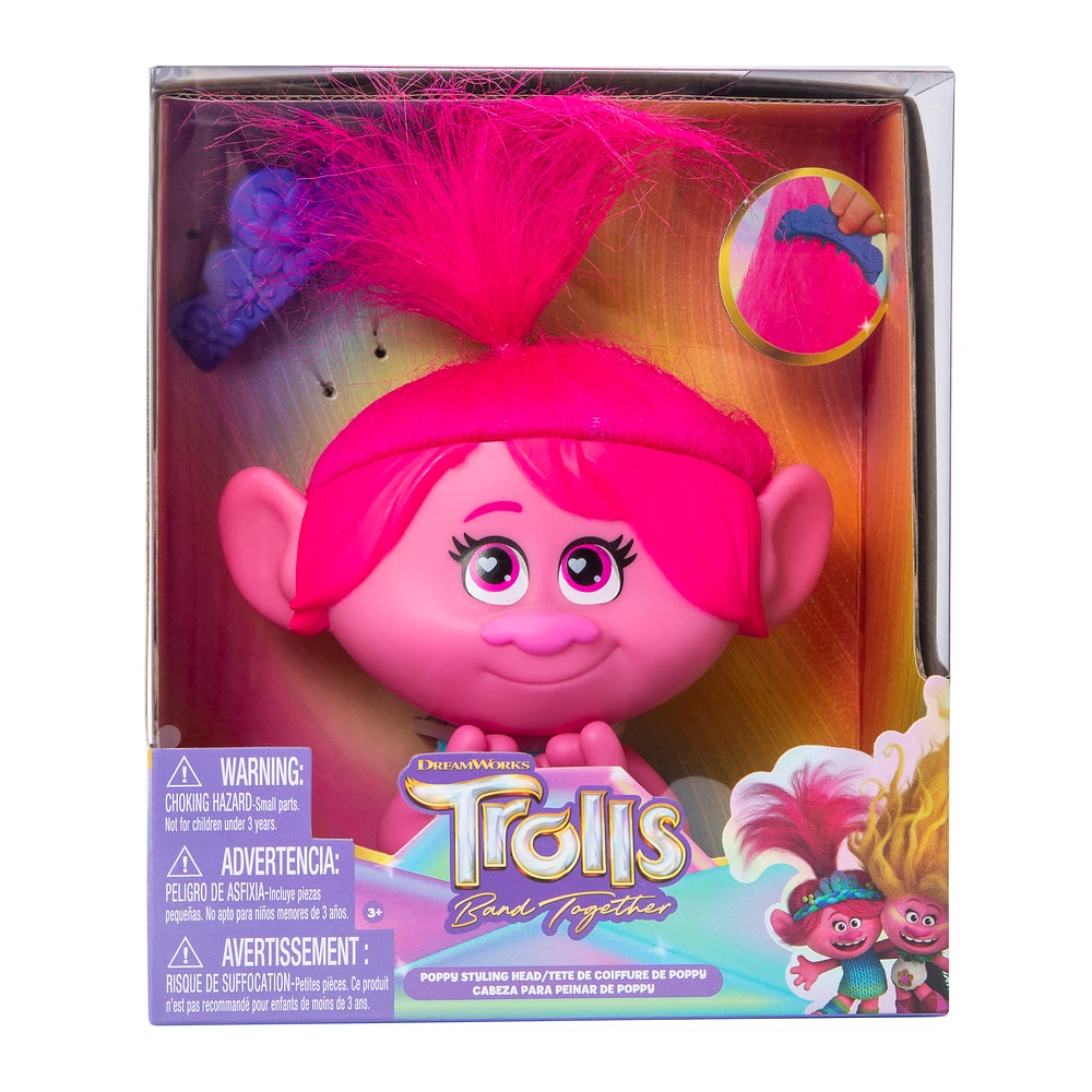 Five Below Dreamworks® trolls™ band together poppy styling head ...