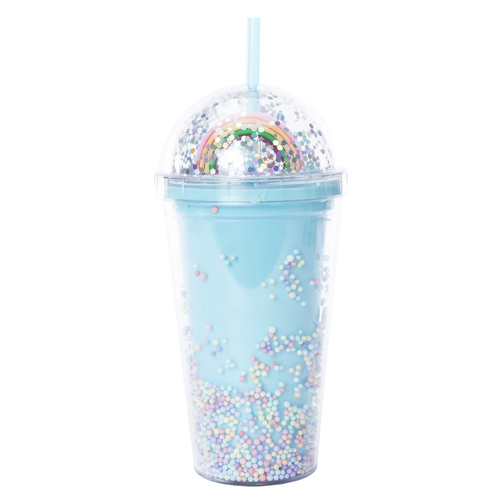 Five Below Rainbow Sprinkles Drink Tumbler 16oz | Hamilton Place